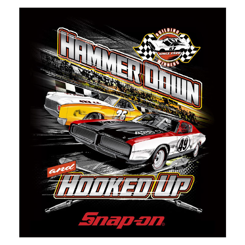"CLASSIC" Hammer Down Racing S/S T-Shirt – 🇺🇸 Choko / Snap-on