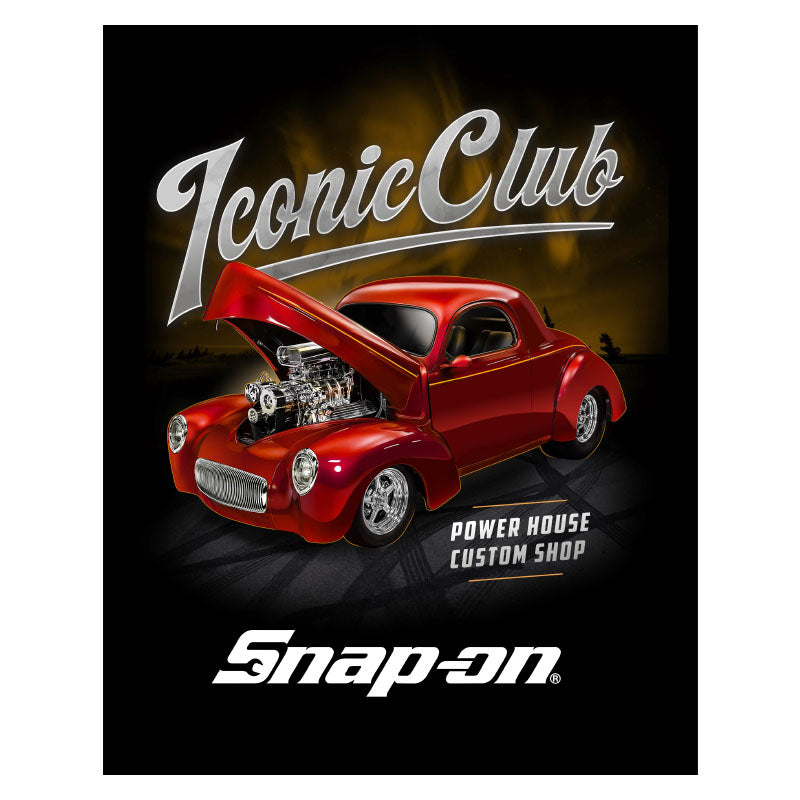"CLASSIC" Iconic Club S/S T-Shirt – 🇺🇸 Choko / Snap-on