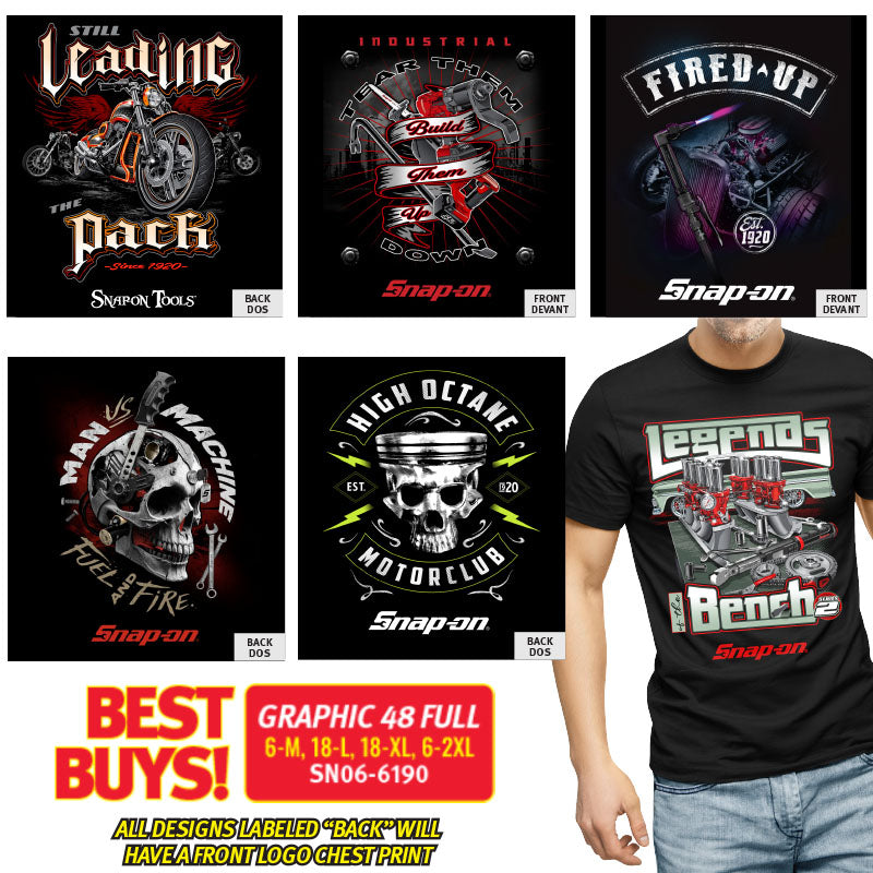 GRAPHIC 48 Pack – 🇺🇸 Choko / Snap-on