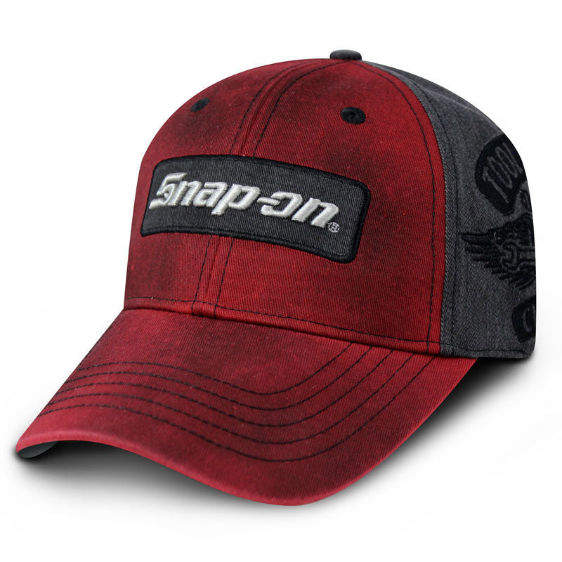 Chrome Club Distressed Snap Cap – 🇺🇸 Choko / Snap-on