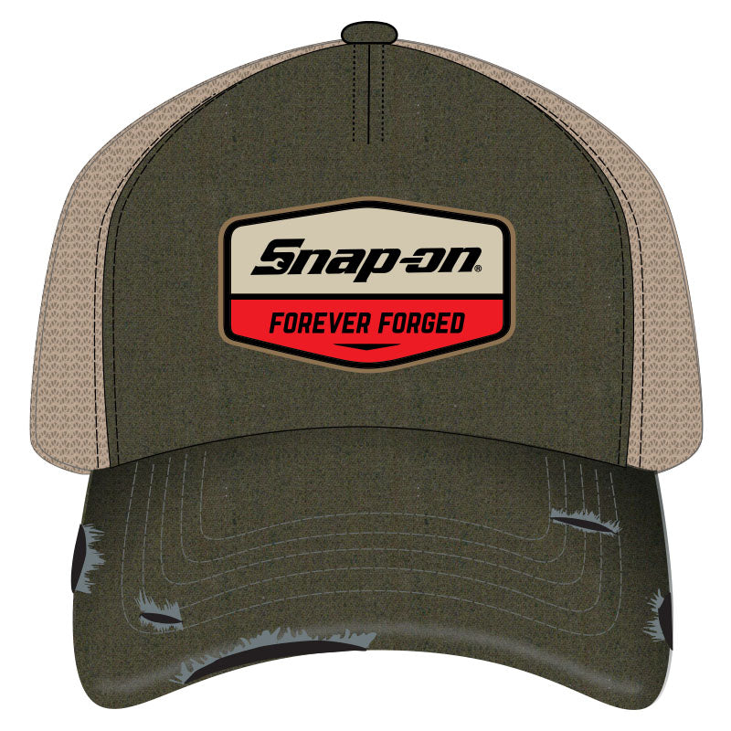Forever Forged 2 Distressed Snap Cap – 🇺🇸 Choko / Snap-on